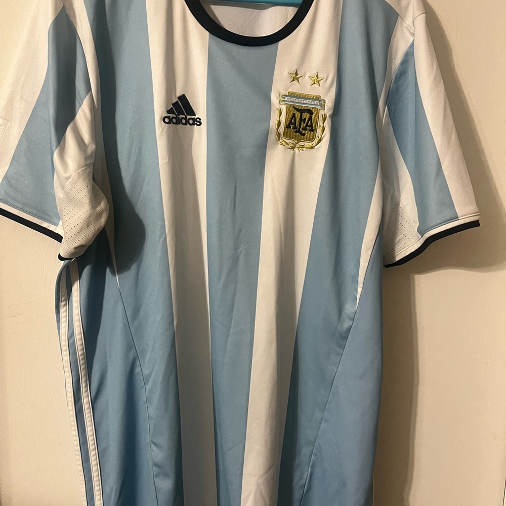Adidas Argentina National Soccer Football Team Jersey… - Gem